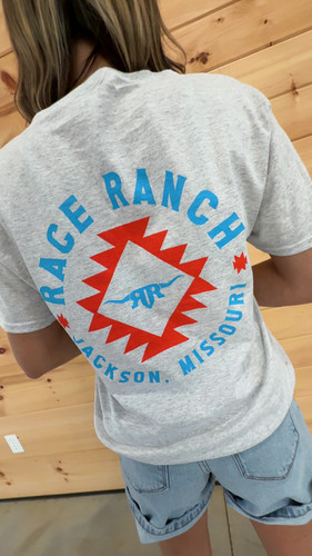 Race Ranch - Southwest Ash Grey Tee RRT | Race Ranch