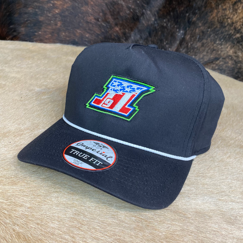 Terbo Tyler Erb - Stars and Bars Black Rope Hat | Race Ranch