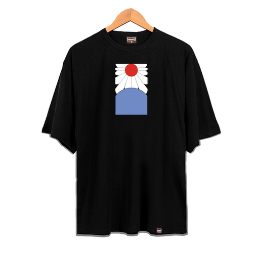 Japanese Holy Sun Rising Oldschool Oversize T-Shirt | Jamal Store