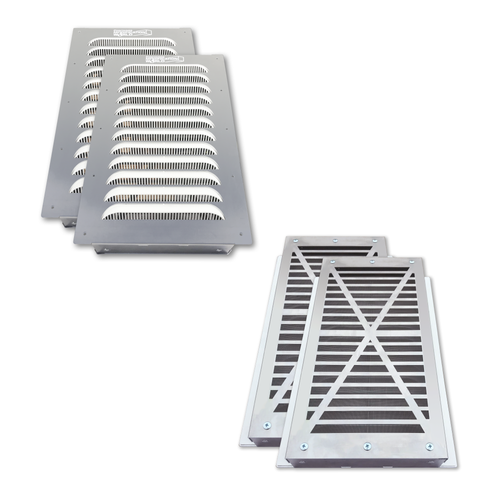 Big Air 60 Louvered Gable Vent with Mesh Screen (2 Pack) | Mysite
