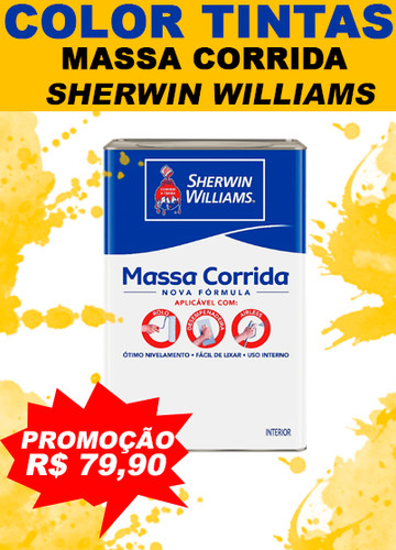 MASSA CORRIDA SHERWIN WILLIAMS | Color Tintas Ourinho