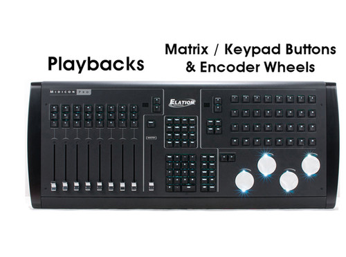 Elation Professional MID557 Midicon Pro Midi Pro Lighting Console | GETOP