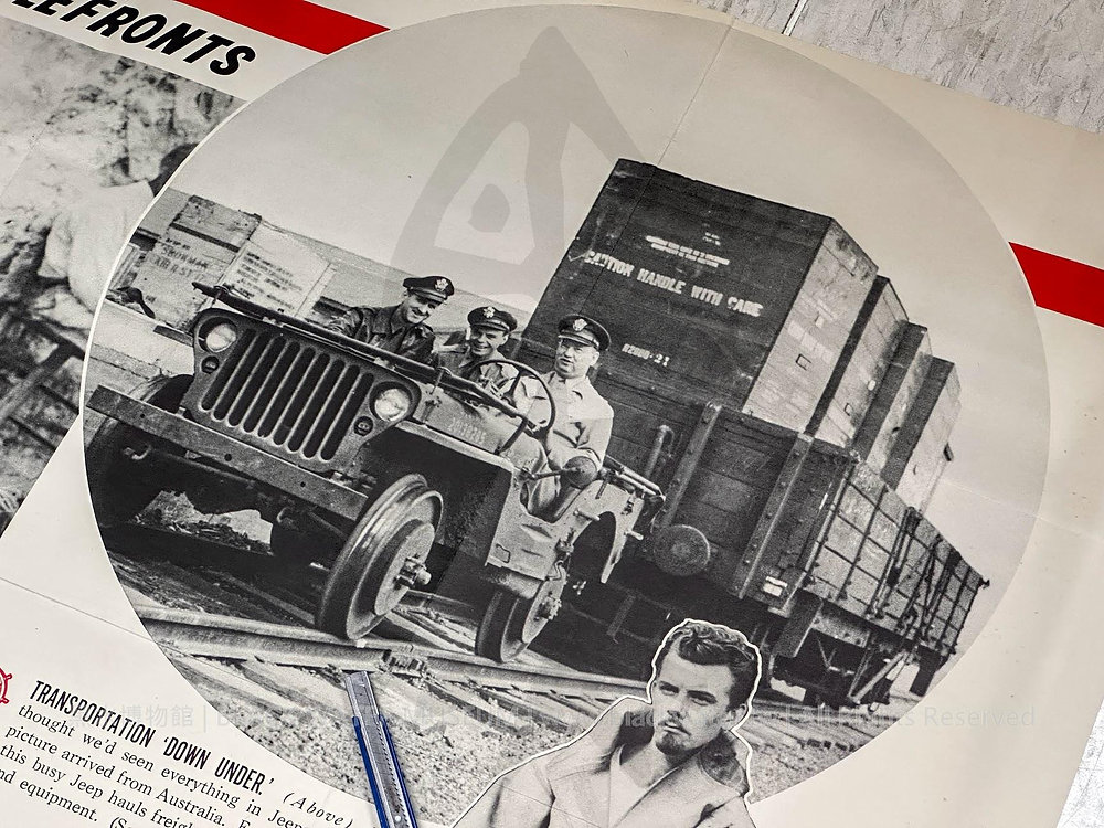 WWII, U.S.A.IN ACTION, U.S. ARMY OFFICIAL POSTER,1943(民國32年)