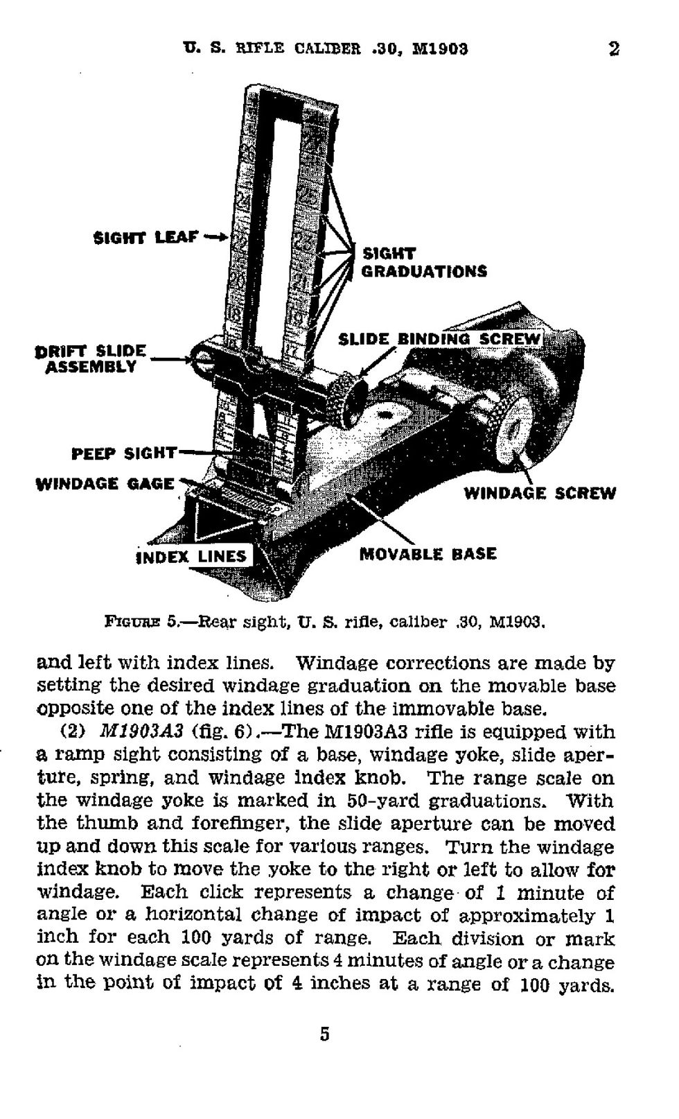 FM 23-10 U.S. RIFLE CALIBER .30 M1903, 30 SEPTEMBER 1943 | Black Water ...