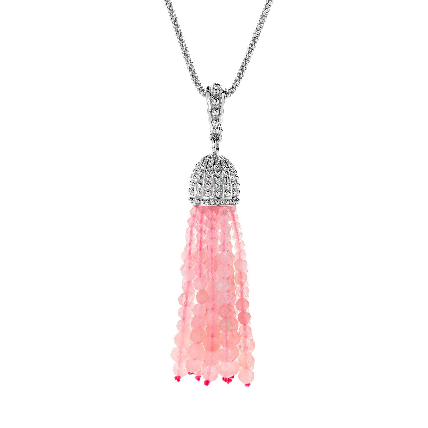 micro-faceted-beaded-rose-quartz-enhancer-tassel-with-chain