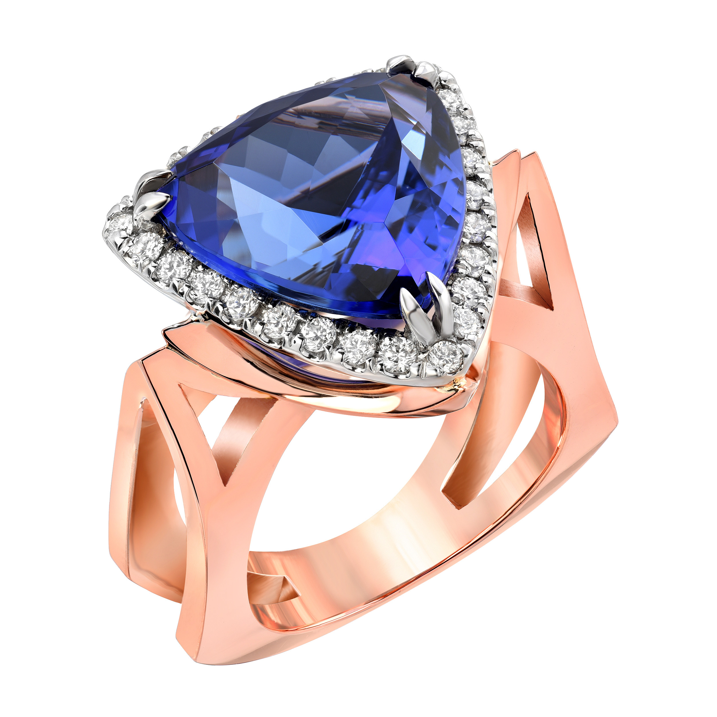 vince-prince-14k-rose-gold-trillion-tanzanite-diamond-ring
