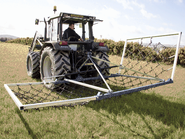 Fleming Mounted Grass Harrow GHL6 Compact Tractor Attachments For Sale