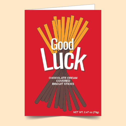 Good Luck - Chocolate Card | Mysite 1