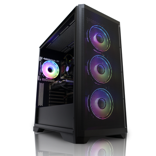 Aquillion Black Fast Gaming PC i3 i5 i7 16GB RAM HDD SSD RTX 3050 ...