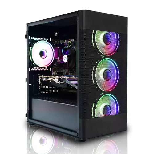 Zephyr Black Gaming PC i3 i5 i7 16GB RAM HDD SSD RTX 3050 Windows 10 | CSUK