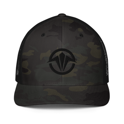 Flex Fit Trucker Cap TPO Black Logo | Triplepoint Outdoors