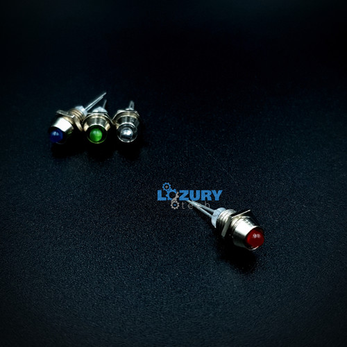 Porta LED Metálico 3mm. Paquete 2 unds | Lozury Tech