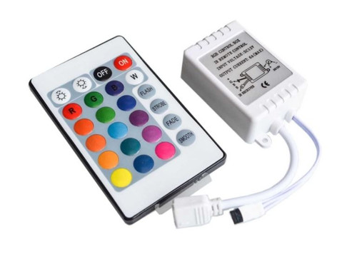 Controlador de Led RGB 12V con Control Remoto | Lozury Tech