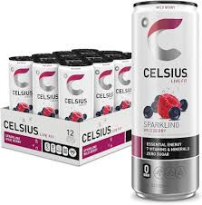 CELSIUS Sparkling Wild Berry, Energy Drink, 12 fl.oz 12 Count | DFC ...