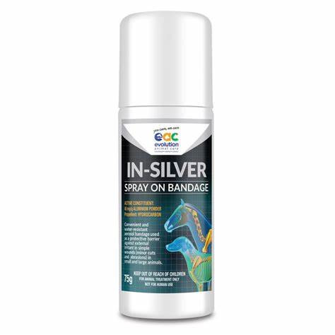EAC In-Silver Spray on bandage 75g | West Coast Vets