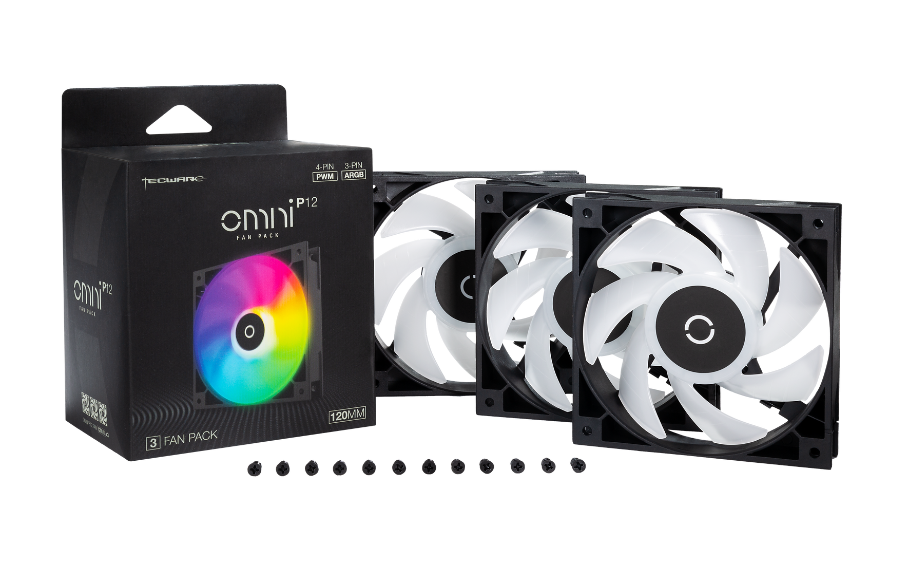 Tecware Omni P12 Triple Pack (BLACK/WHITE) | Genoco PC