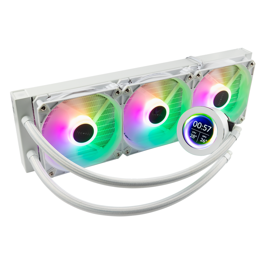 Tecware Eclipse 360 ARGB LCD AIO (BLACK/WHITE) | Genoco PC