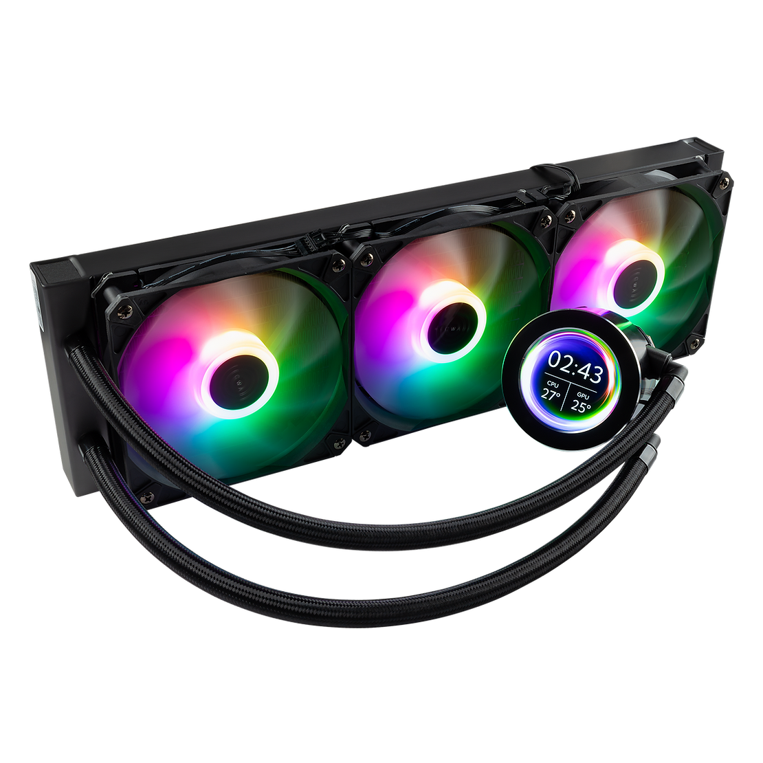 Tecware Eclipse 360 ARGB LCD AIO (BLACK/WHITE) | Genoco PC