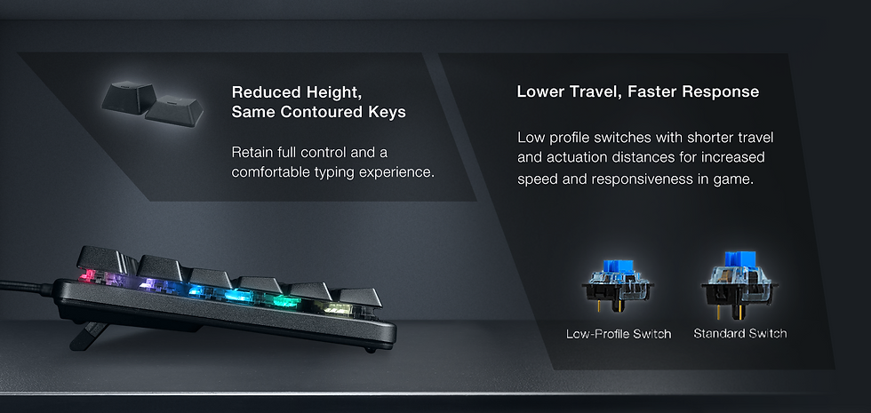 Tecware Phantom L - Outemu Brown LP Switch | Genoco PC