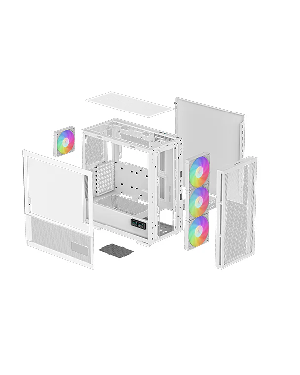 Deepcool CH560 DIGITAL - Black/White | Genoco PC