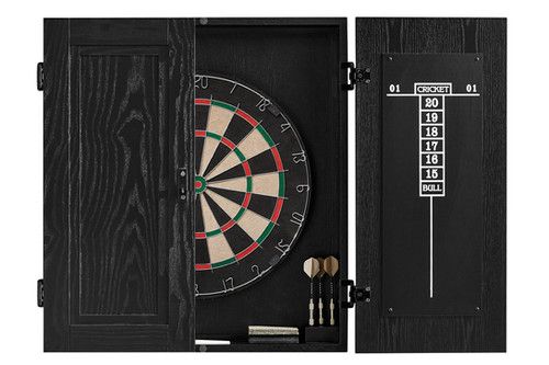 Addison Dart Board Set in Black | HB Home