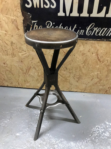 Original Vintage Industrial Evertaut Machinists Engineers Stool ...