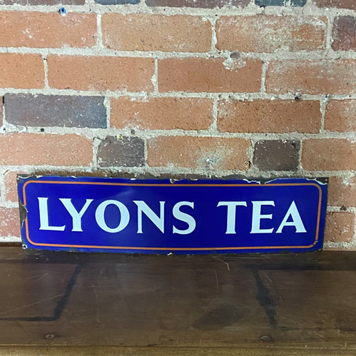 Original Lyons Tea Enamel Sign | Blakeley-Browns