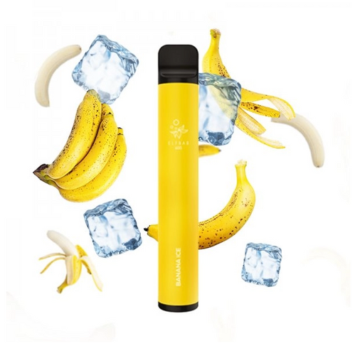 Puff jetable (600) Banana Ice - Elfbar | Yoss La Saveur