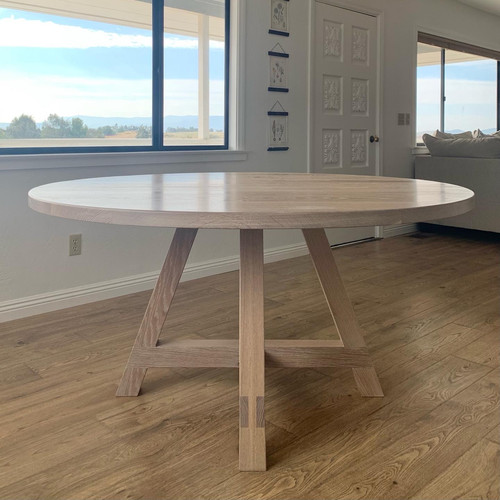 Modern Round Table | redefinedwoodworking