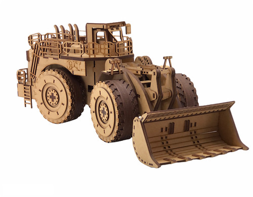 CAT 994 Front End Loader 3D Puzzle Kit | Triad Laser Crafts