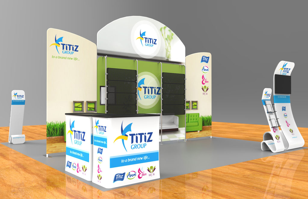 Stands Modulares y Portátiles de Tela para espacios de 6x6