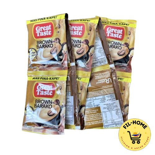 Great Taste Brown Barako Coffee Mix 10x30g | Fil@home