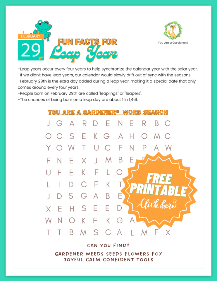 Leaping Into A Leap Year With Free Activity Sheets For Your Home or ...