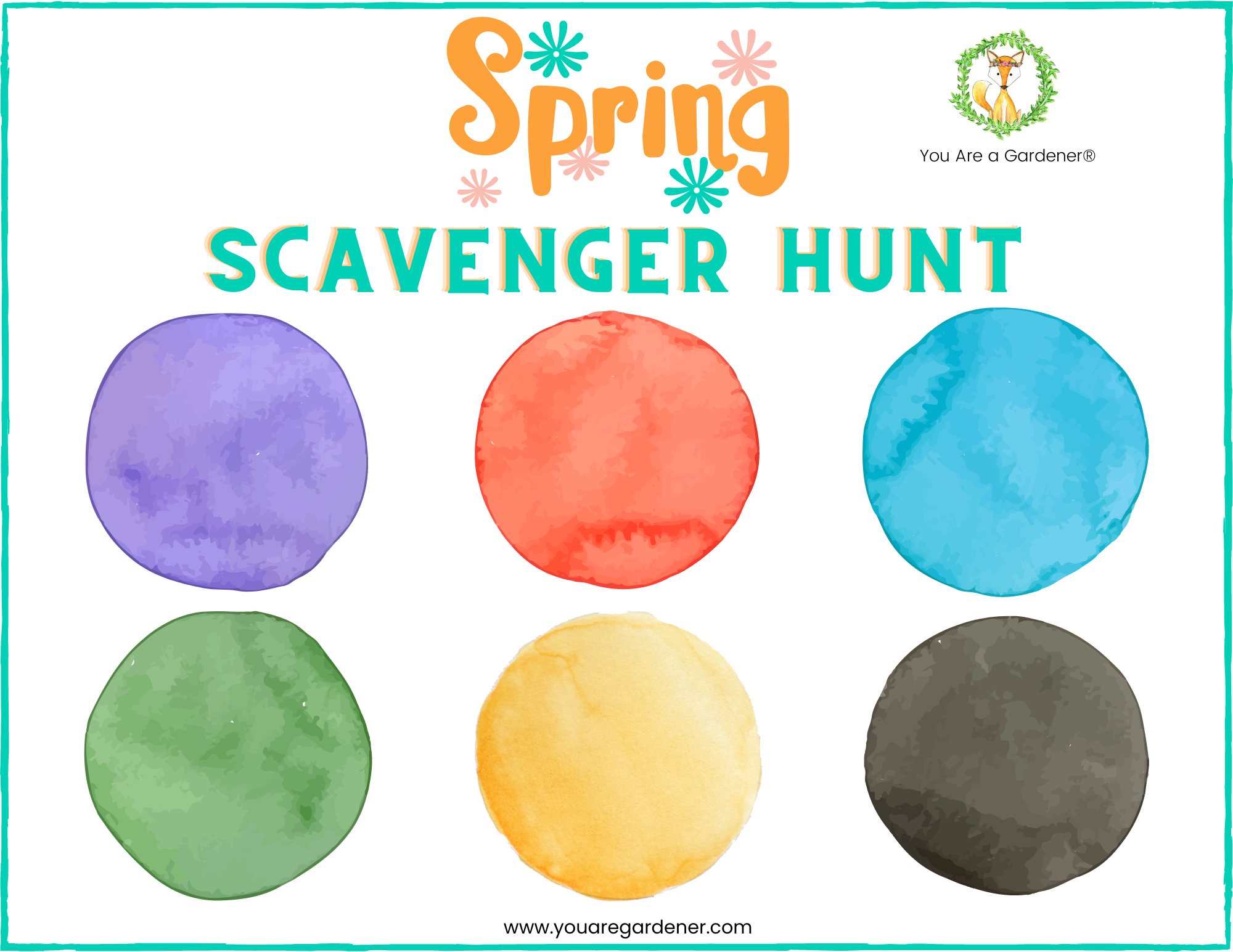 Spring Scavenger Hunt