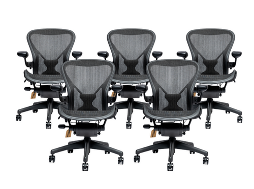 Herman Miller Aeron Size B Mk2 Posture Fit 5x Business Package | Aeron ...