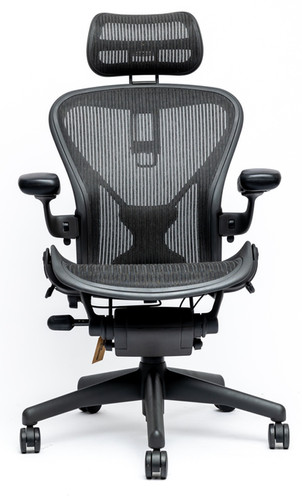 Herman Miller Aeron Size B Mk2 Posture fit With Headrest | Aeron ...