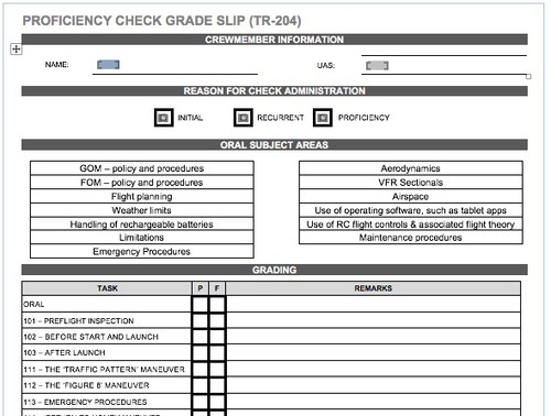 TR-204 PROFICIENCY CHECK | ArgosUAS