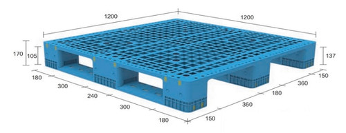 13H-121270-S4 | Heavy Duty Plastic Pallet