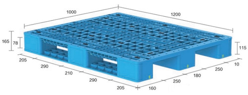 13H-121065-S4(B) | Heavy Duty Plastic Pallet