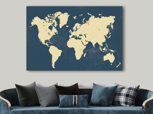 Luxury World Map vol2 | indoor deco
