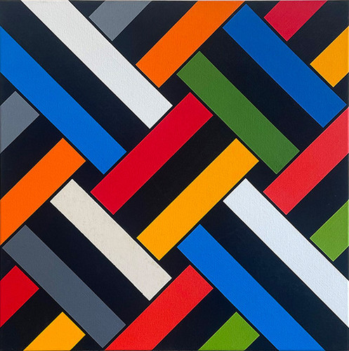Channel Colours Small Lattice | Ian Scott Modern Art