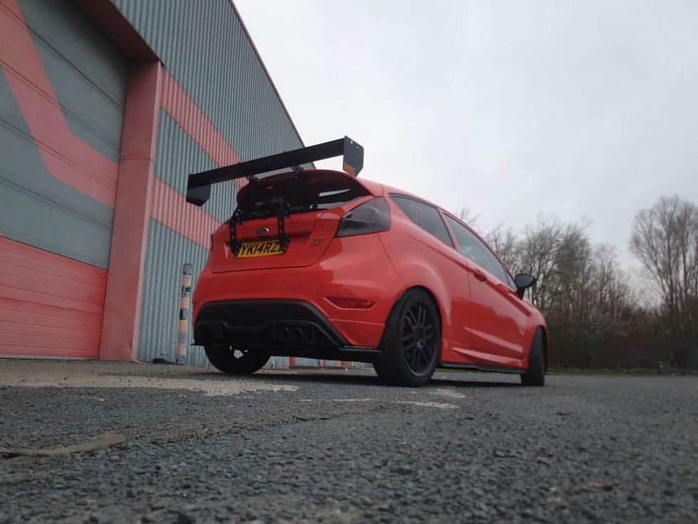Fiesta Mk7 Rear Mounted Spoiler | MGC Modifications