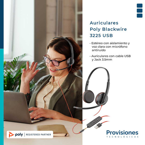Poly Blackwire 3225 | Catálogo B2B