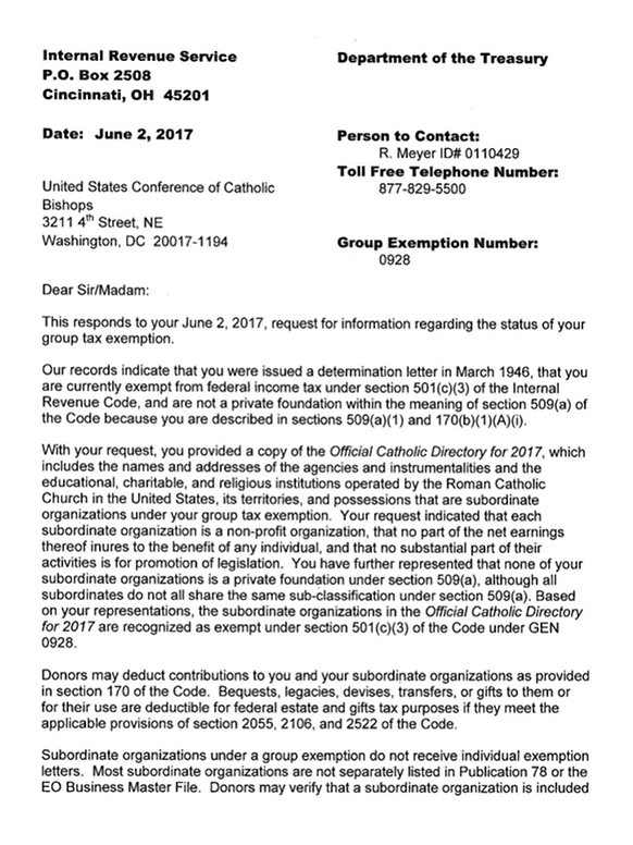 IRS Determination Letter | project