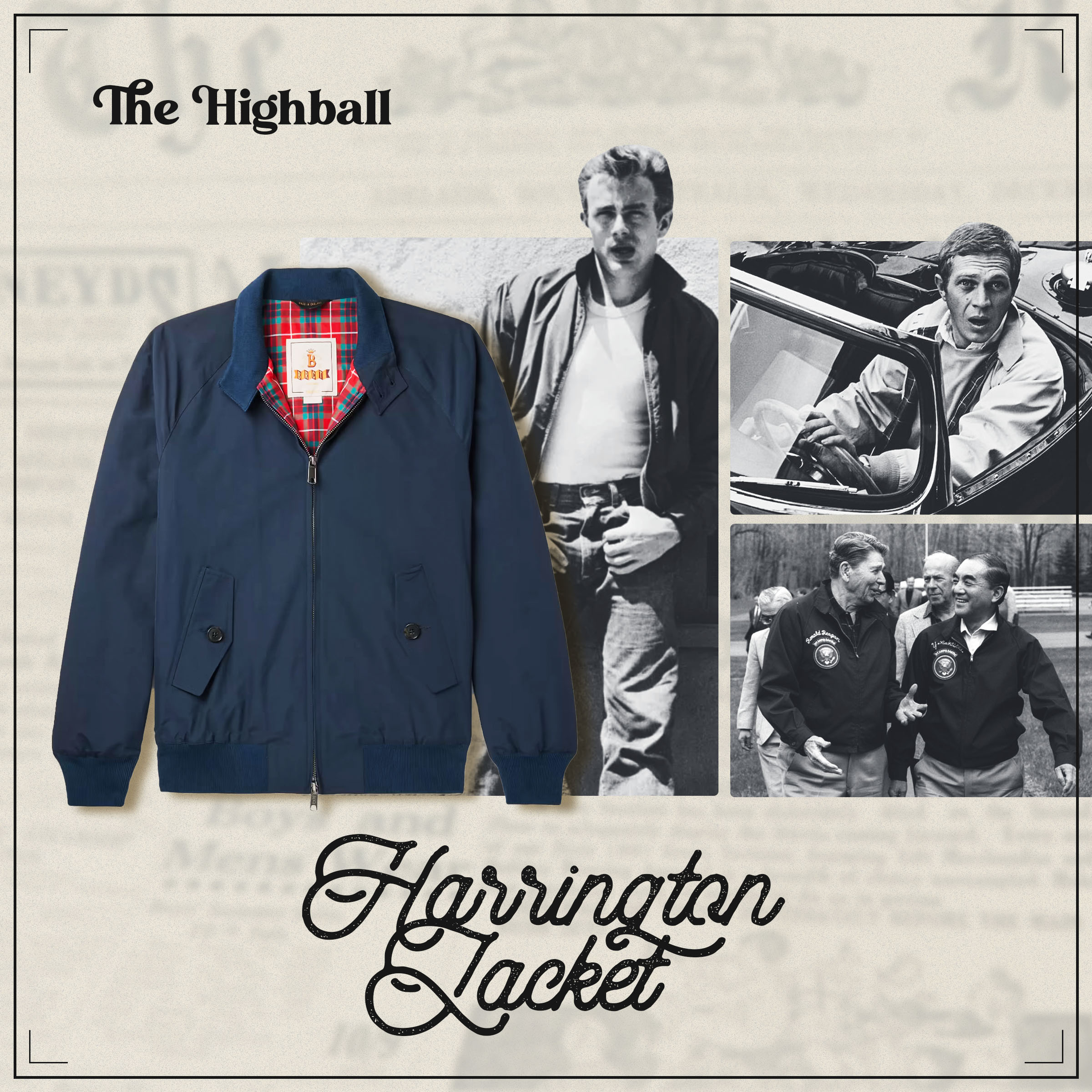 Harrington Jacket | The Highball Tips