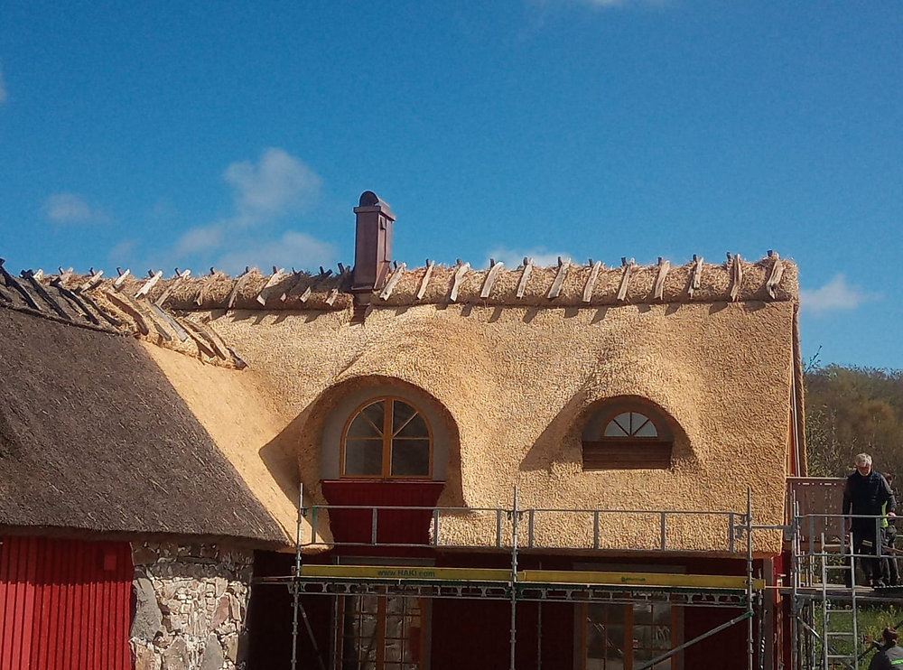 The reed roof with character