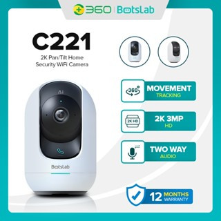 360 Botslab C221 2 Pro 5MP Pan & Tilt Indoor CCTV Ai Camera With Nigh ...