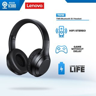 Lenovo Thinkplus TH10 Wireless Headphone Bluetooth Headset with Mic ...