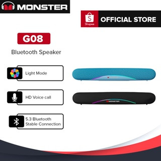 Monster G08 BT5.3 Gaming TV Bluetooth Speaker Soundbar Aux Audio Cable Stereo La | Smartifact
