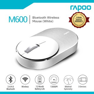 Rapoo Mouse M600 1300DPI Bluetooth mouse for laptop 2.4G Wireless Mouse Slient m | Smartifact